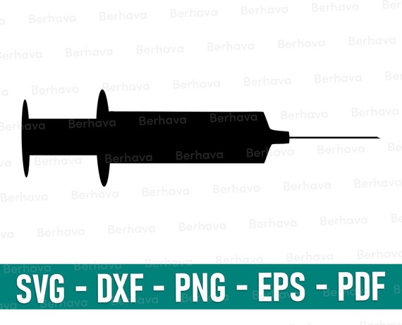 Syringe Svg/png/dxf/eps/pdfsyringe Svg Syringe - Etsy UK