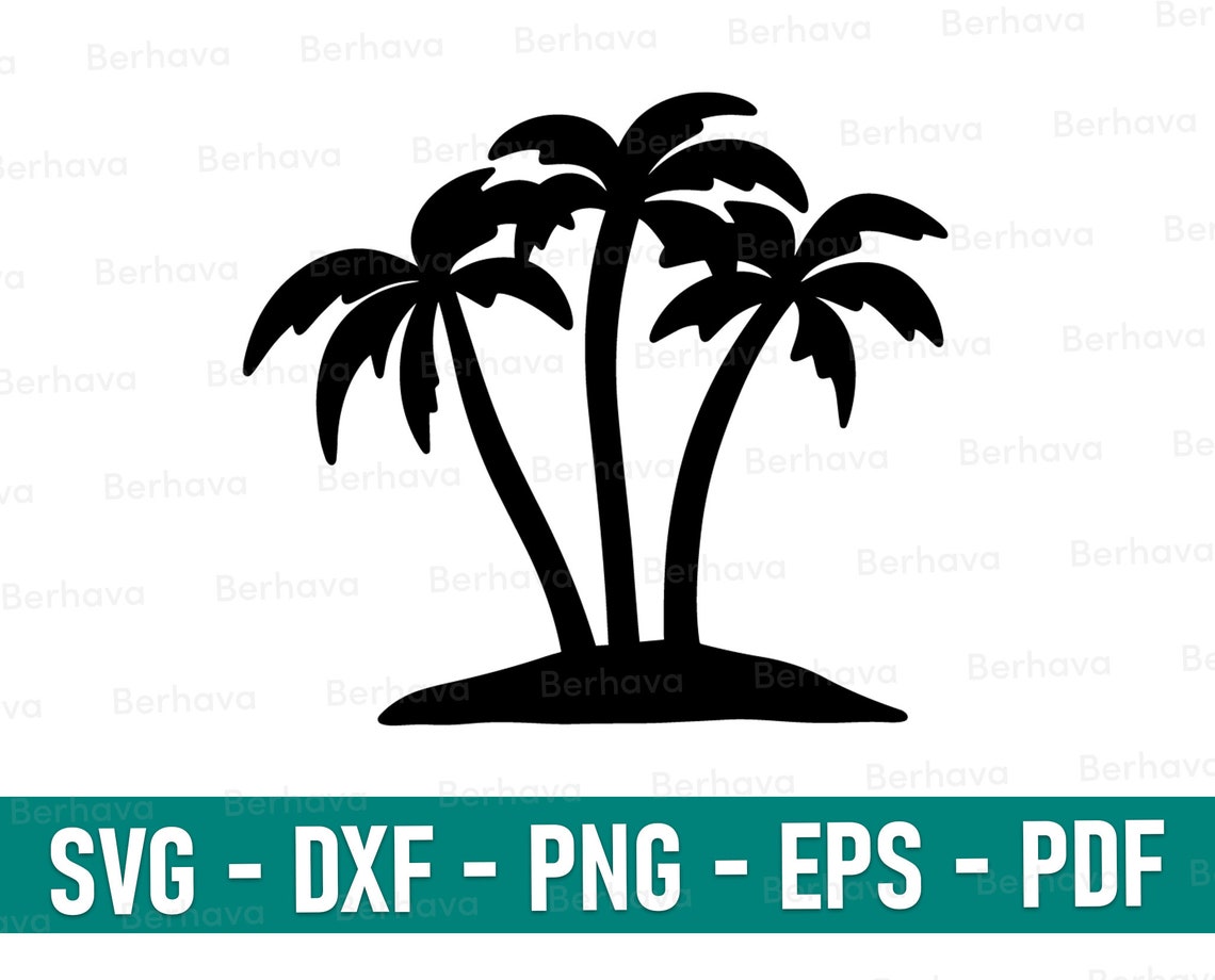 Coconut Tree SVG Palm Tree Svg Palm Tree Cricutpalm Tree | Etsy UK