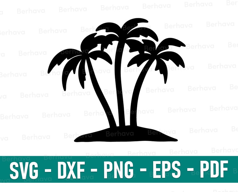 Coconut Tree SVG Palm Tree Svg Palm Tree Cricutpalm Tree | Etsy UK