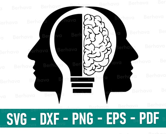 Brain Svg/png/dxf/eps/pdfbrain Svg Brain Cricutbrain Png | Etsy
