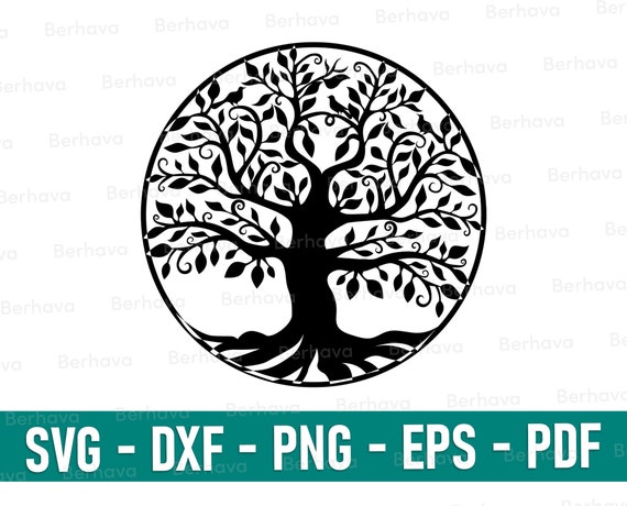 Tree of Life With Birds Svg/png/dxf/eps/pdf. Tree of Life Svg - Etsy