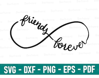 Friends Forever Infinity Symbol - Etsy