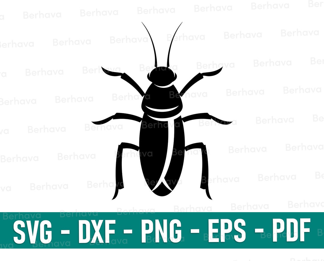 Cockroach Svg, Cockroach Cricut,cockroach Png, Cockroach Vector Clipart ...