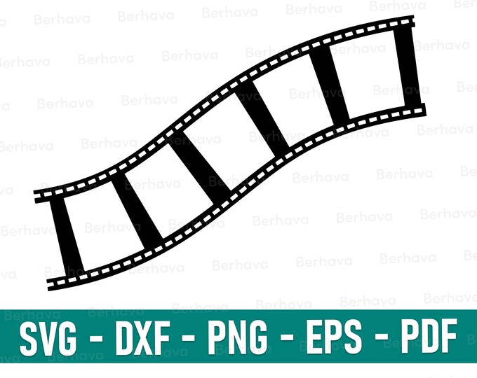 Film Strip SVG #2, Film Strip Clipart, Film Strip Files for Cricut ...