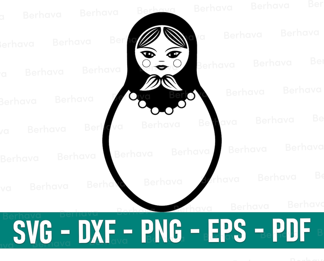 Matryoshka Svg,russian Doll Svg, Russian Doll Cricut,russian Doll Png ...