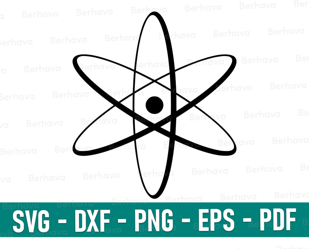 Atom Svg/png/dxf/eps/pdf, Atom Svg, Atom Cricut,atom Png, Atom Vector ...