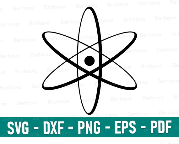 Atom Svg/png/dxf/eps/pdf Atom Svg Atom Cricutatom Png Atom | Etsy