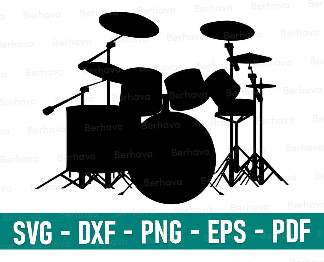 Drum Svg, Drum Cricut,drum Png,drum Vector Clipart,drum Set SVG Drum ...