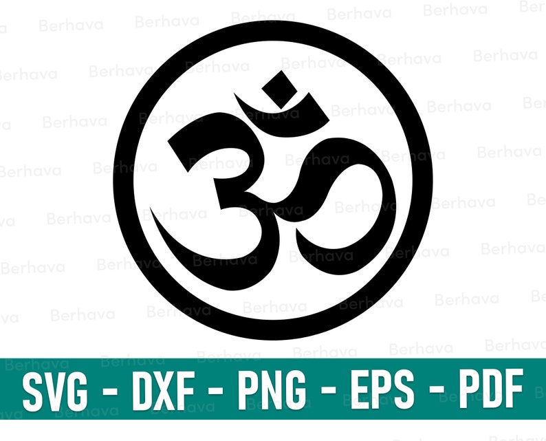 Om SVG Om Symbol SVG Om Icon Svg Om Circle SVG Hinduism - Etsy UK