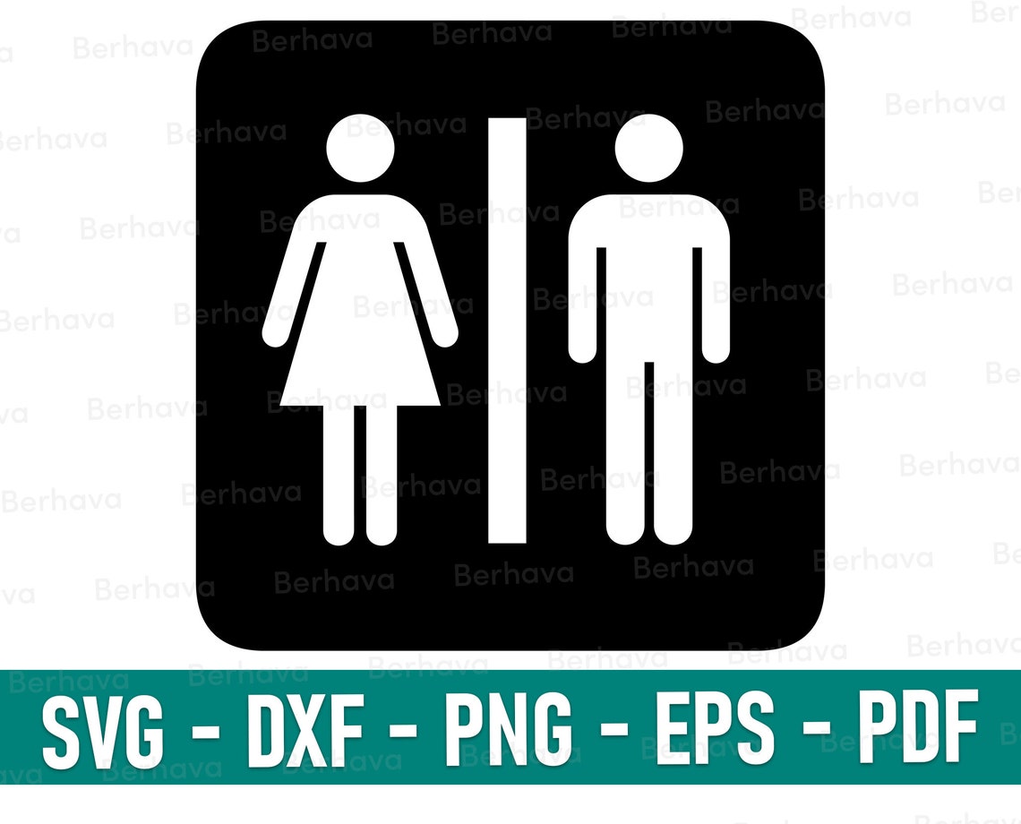 Restroom Svg Restroom Cricutrestroom Png Restroom Vector - Etsy
