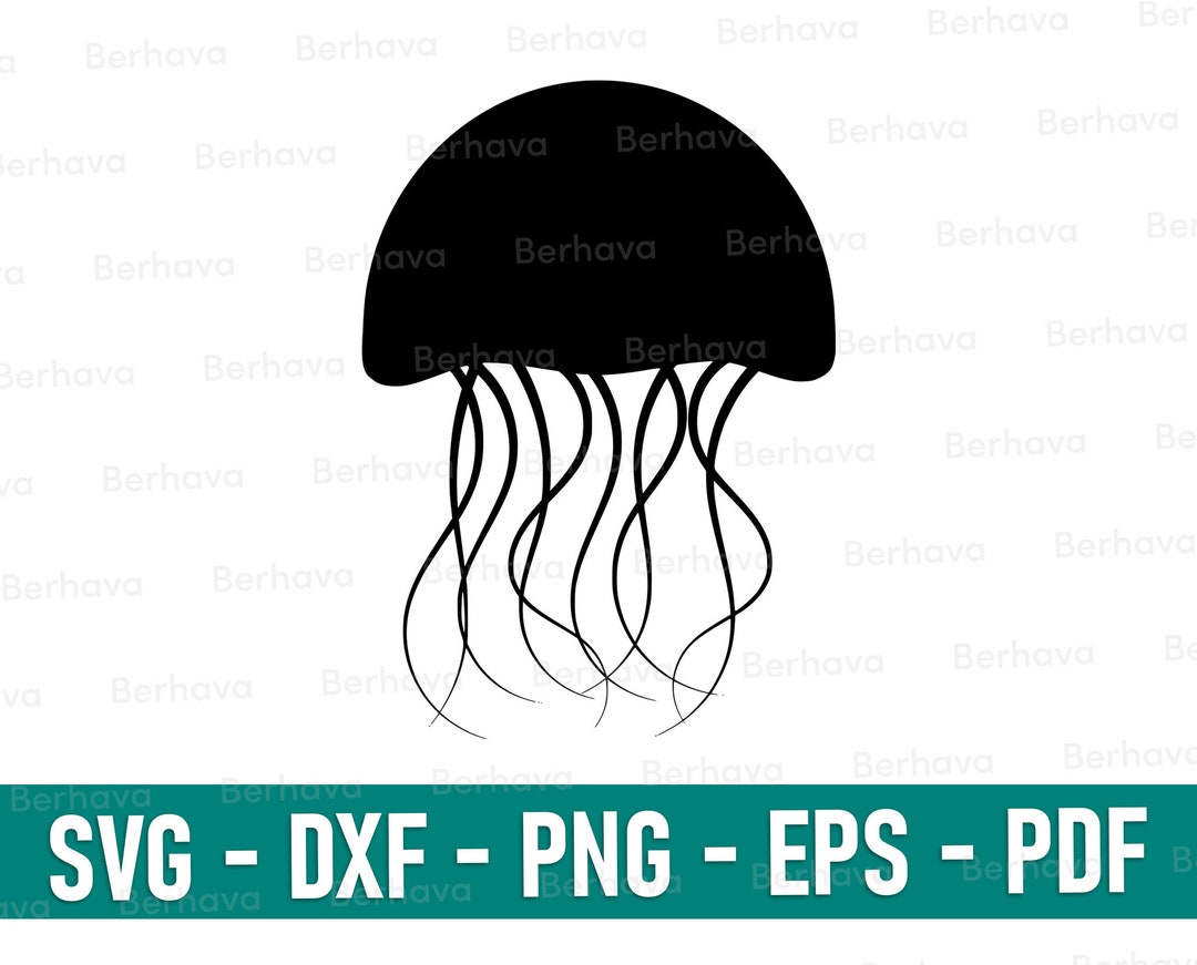 Qualle SVG, Qualle Cricut, Qualle Png, Qualle Vektor Clipart, Qualle ...