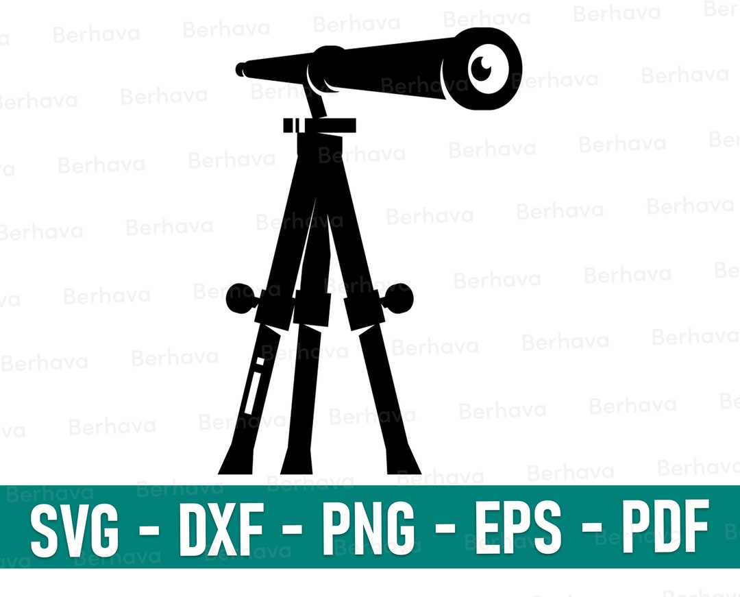 Telescope Svg/png/dxf/eps/pdf | Digital File for Instant Download. - Etsy