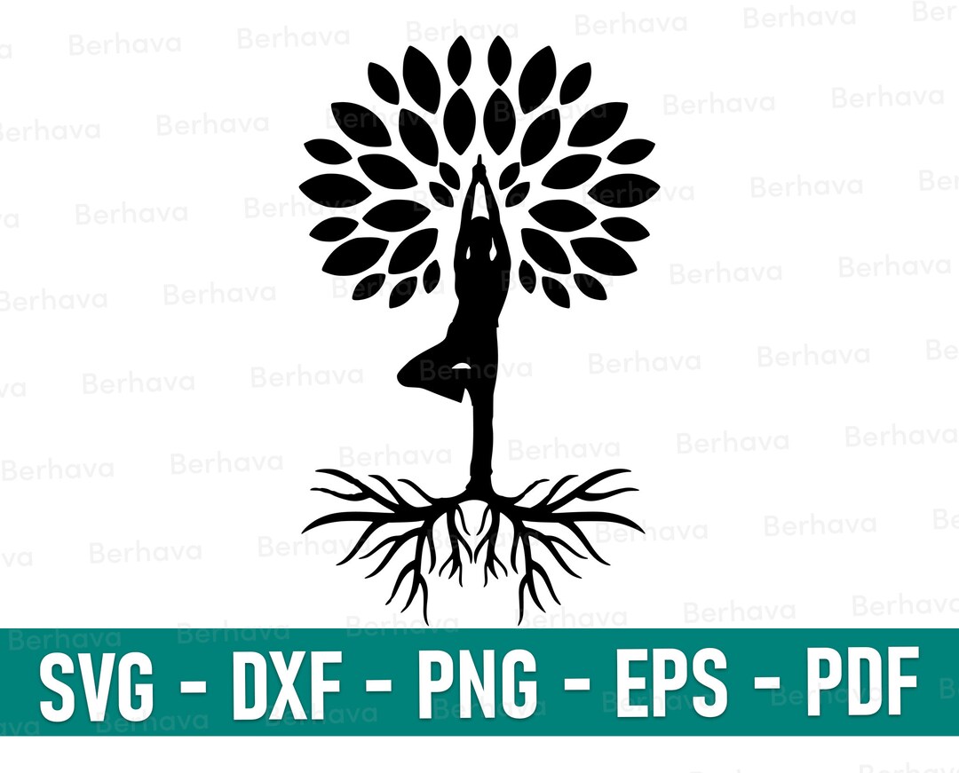 Life Tree Svg,yoga Svg, Yoga Cricut, Yoga Png, Yoga Silhouette,yoga Cut ...