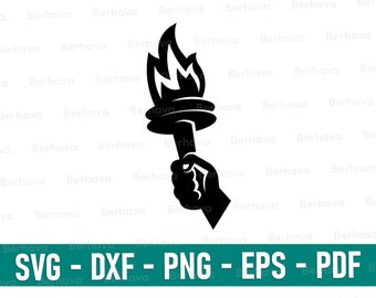Torch SVG Burning Torch SVG Olympic Torch SVG Torch - Etsy
