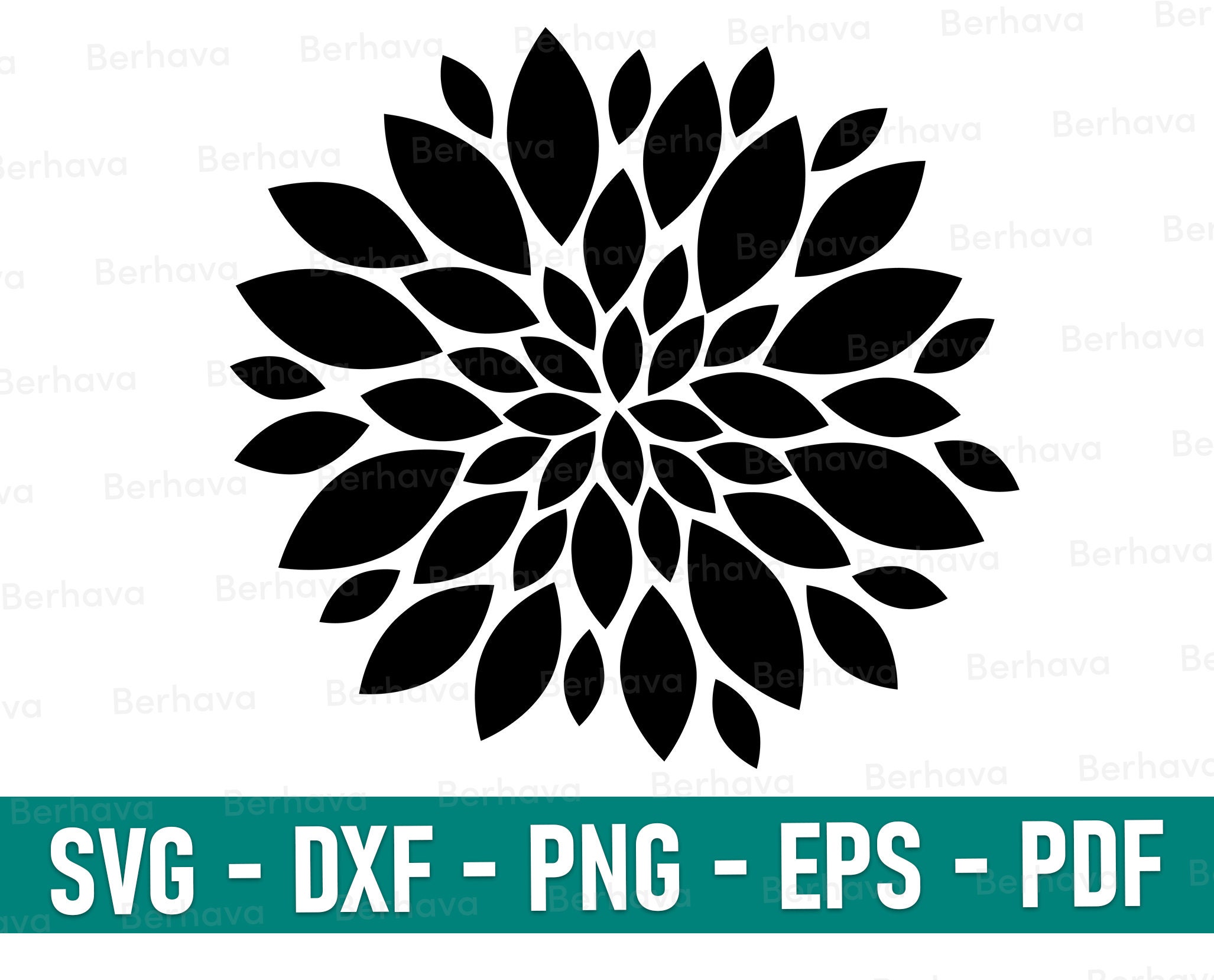 Flower Petals SVG Flower Petals Png Flower Petals Flower | Etsy