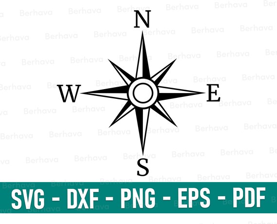 Compass Svg Compass Cricutcompass Png Compass Vector | Etsy