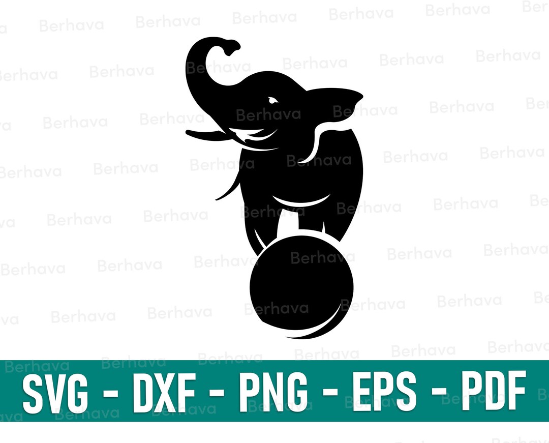 Elephant Svg, Elephant Cricut,elephant Png, Elephant Vector Clipart ...
