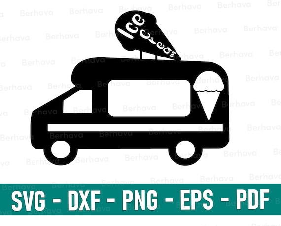 Vintage Ijscowagen Vector