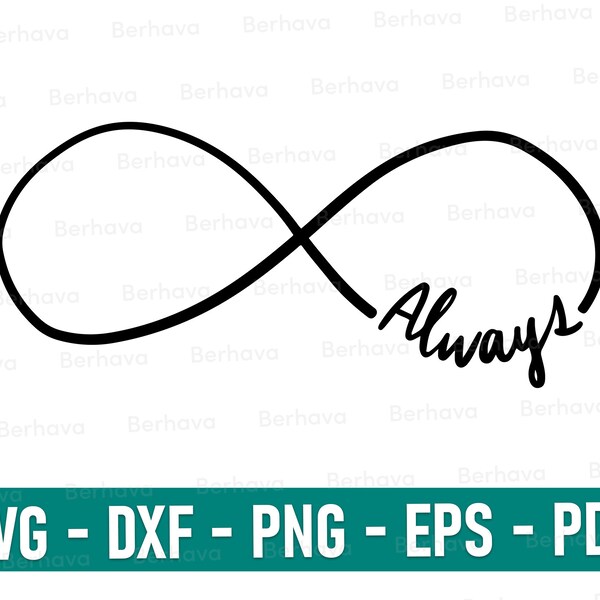 Always Symbol Svg - Etsy