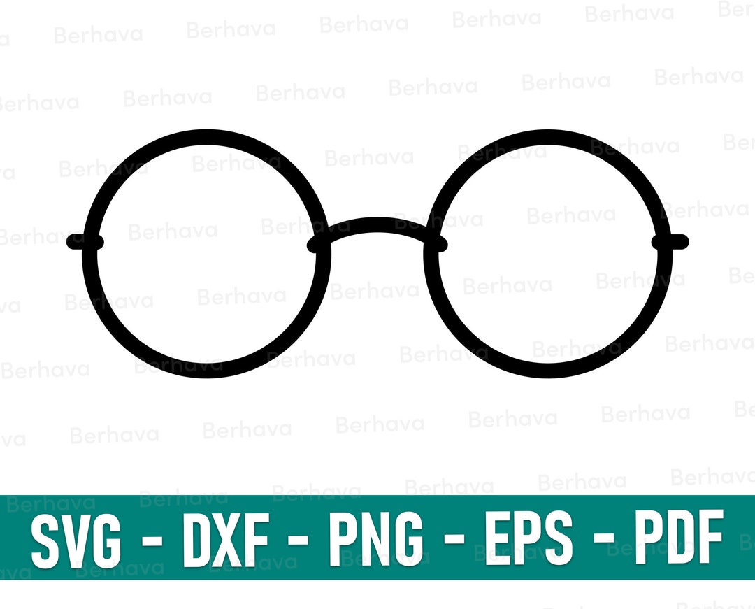 Round Glasses Svg,glasses Svg, Glasses Cricut,glasses Png, Glasses ...