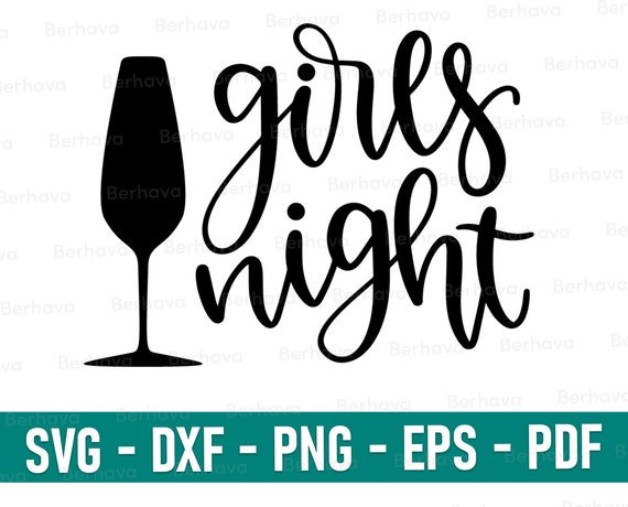 Girls Night Svg Girls Night Cricutgirls Night Png Girls | Etsy
