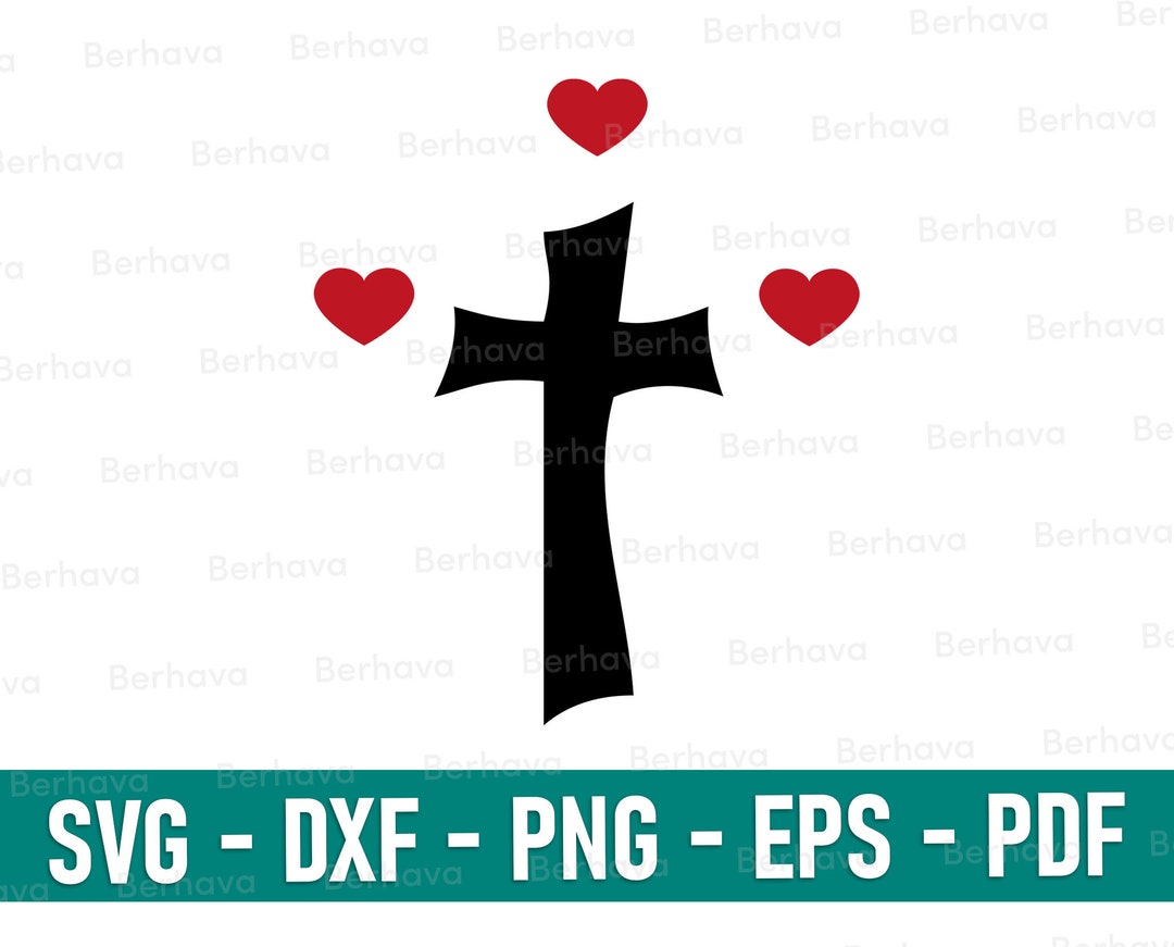 Cruz SVG christian svg jesús svg fe svg Cruz png Silueta - Etsy España