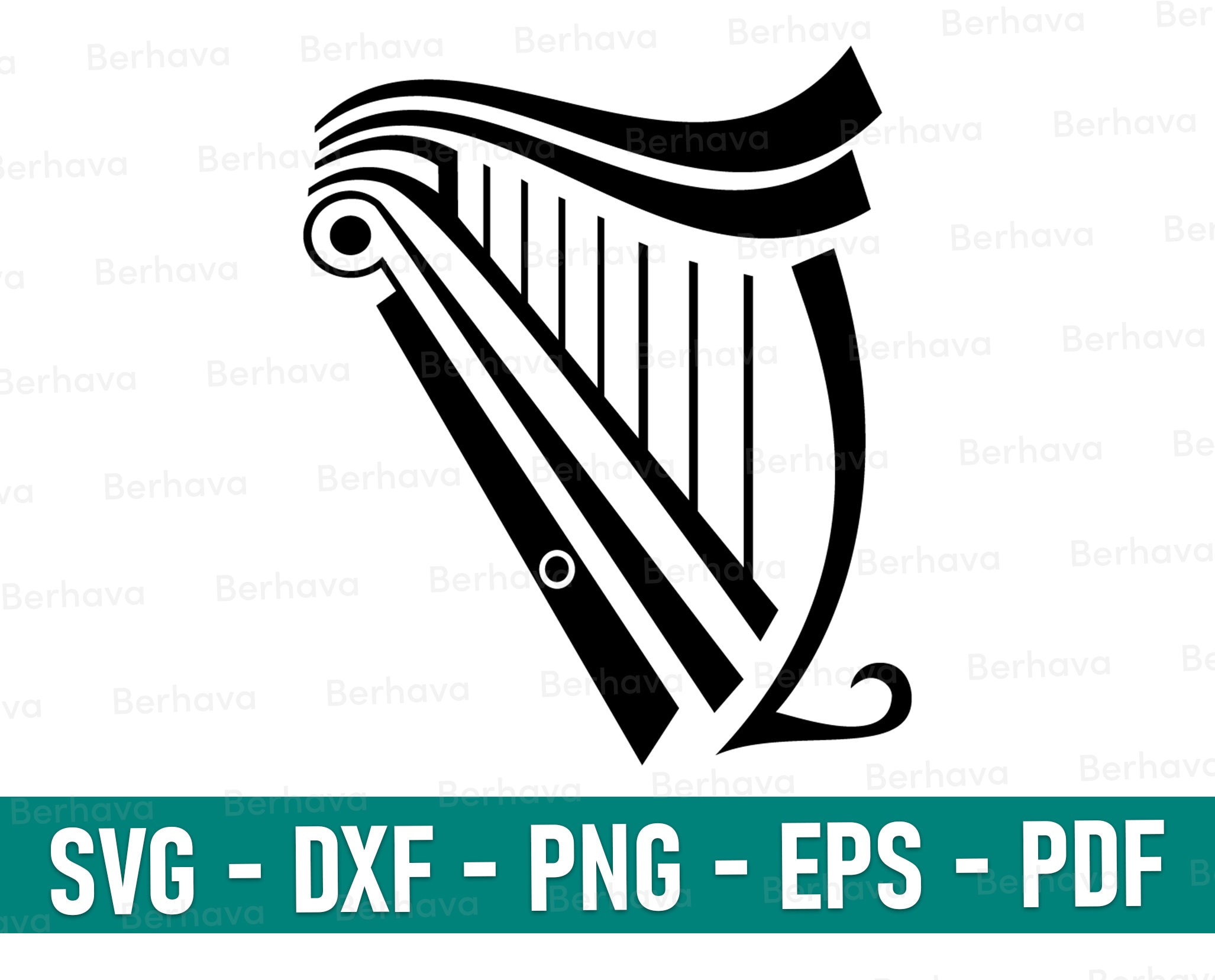 Guinness Harp Vector