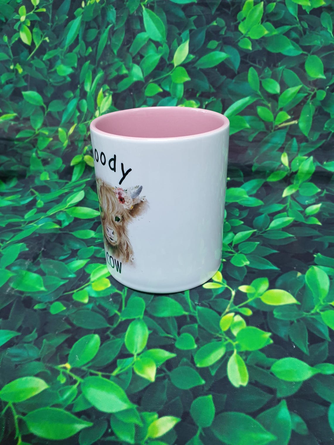 Moody Cow Mug, Cute Cow Mug Design, Cute Mug, Holy Cow Mug ...