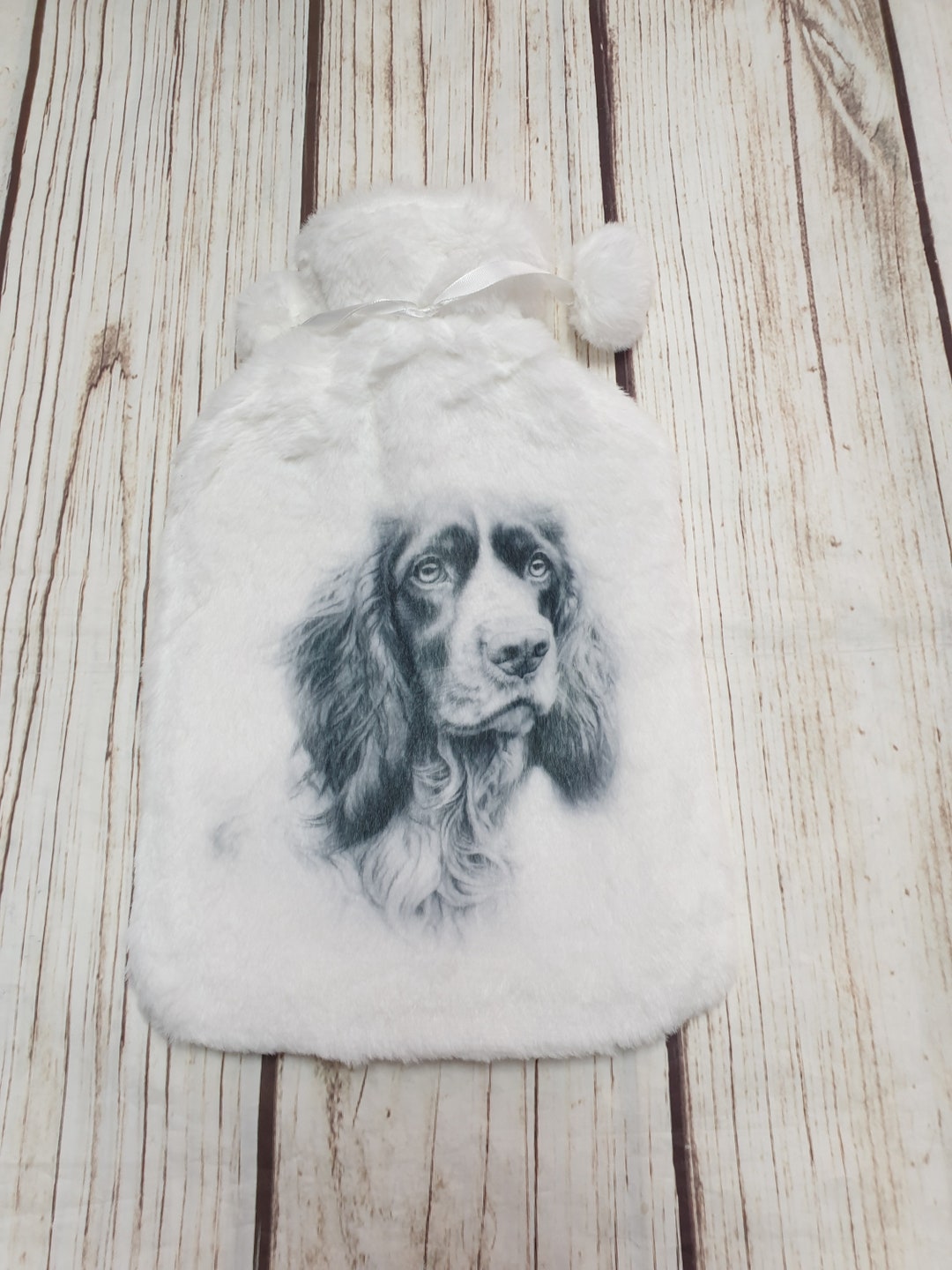 Cocker Spaniel Gift, Personalised Hot Water Bottle, Dog Xmas Gift, Xmas ...