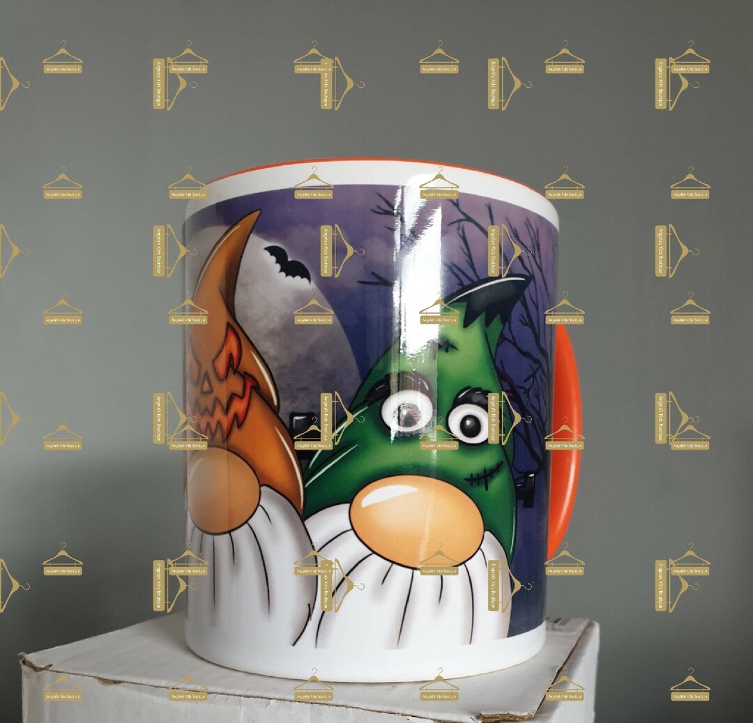 Halloween Gonk Mug, Halloween Gonk Gift, Halloween Gift, Pumpkin Gonk ...