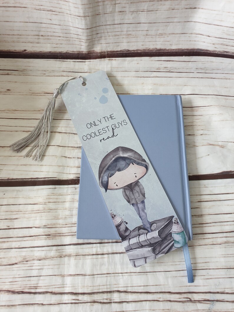 Grafiti Boys Bookmark, Teenage Boys Gifts, Tween Birthday, Boys ...