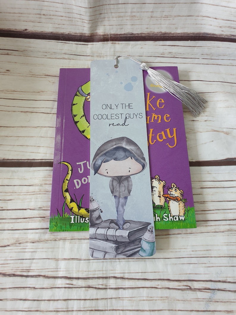 Grafiti Boys Bookmark, Teenage Boys Gifts, Tween Birthday, Boys ...