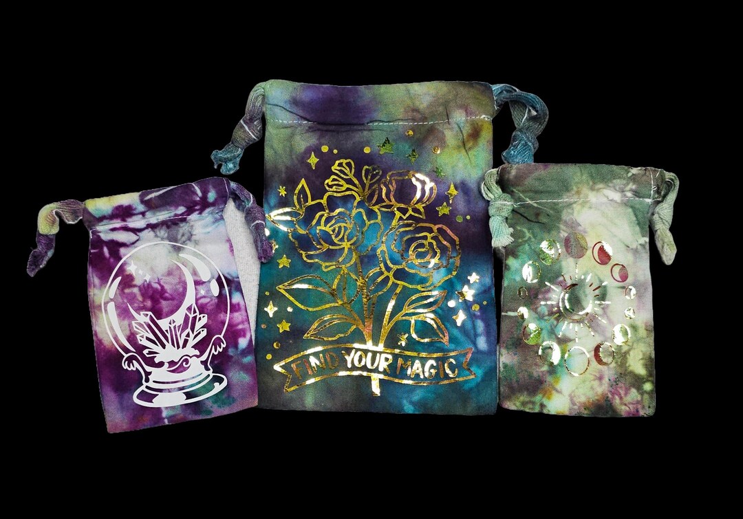 Crystal Bags | Gem Pouch | Witchy | Mystical | 5x7 Bags | 3x5 Bags ...