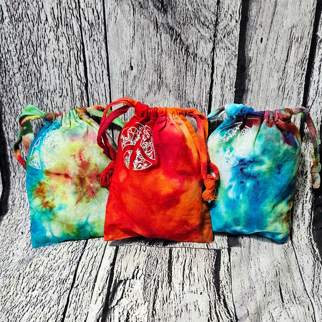 Drawstring Pouch | Tie Dye Bag | Small Gifting Idea | Coin and Token ...