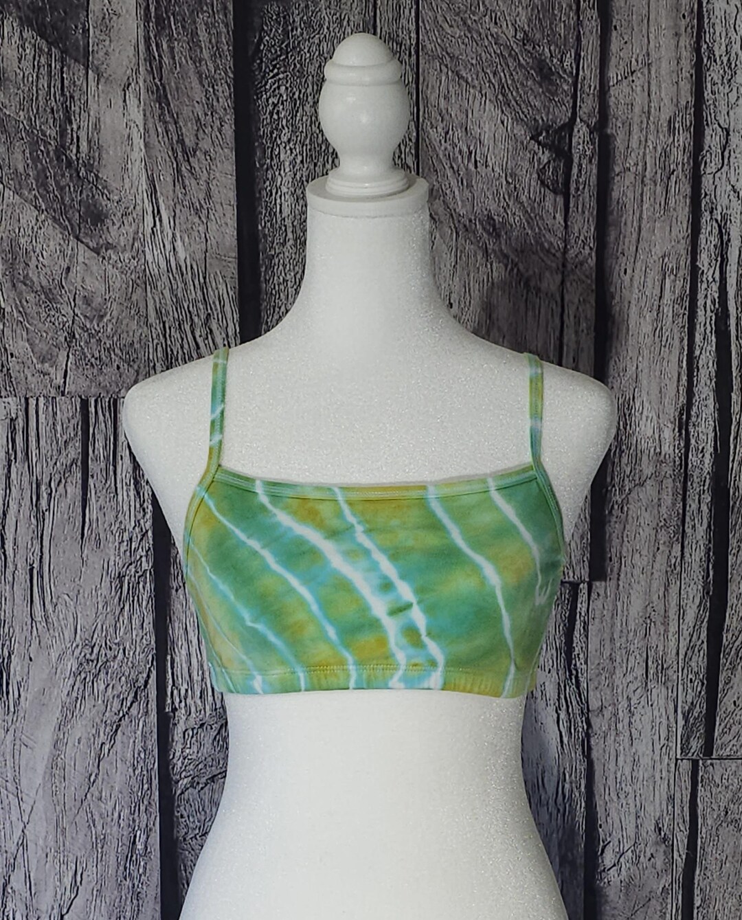 Ladies Medium Ice Dye Bralette | Soft Fit Bra | Pull Over Bralette | No ...