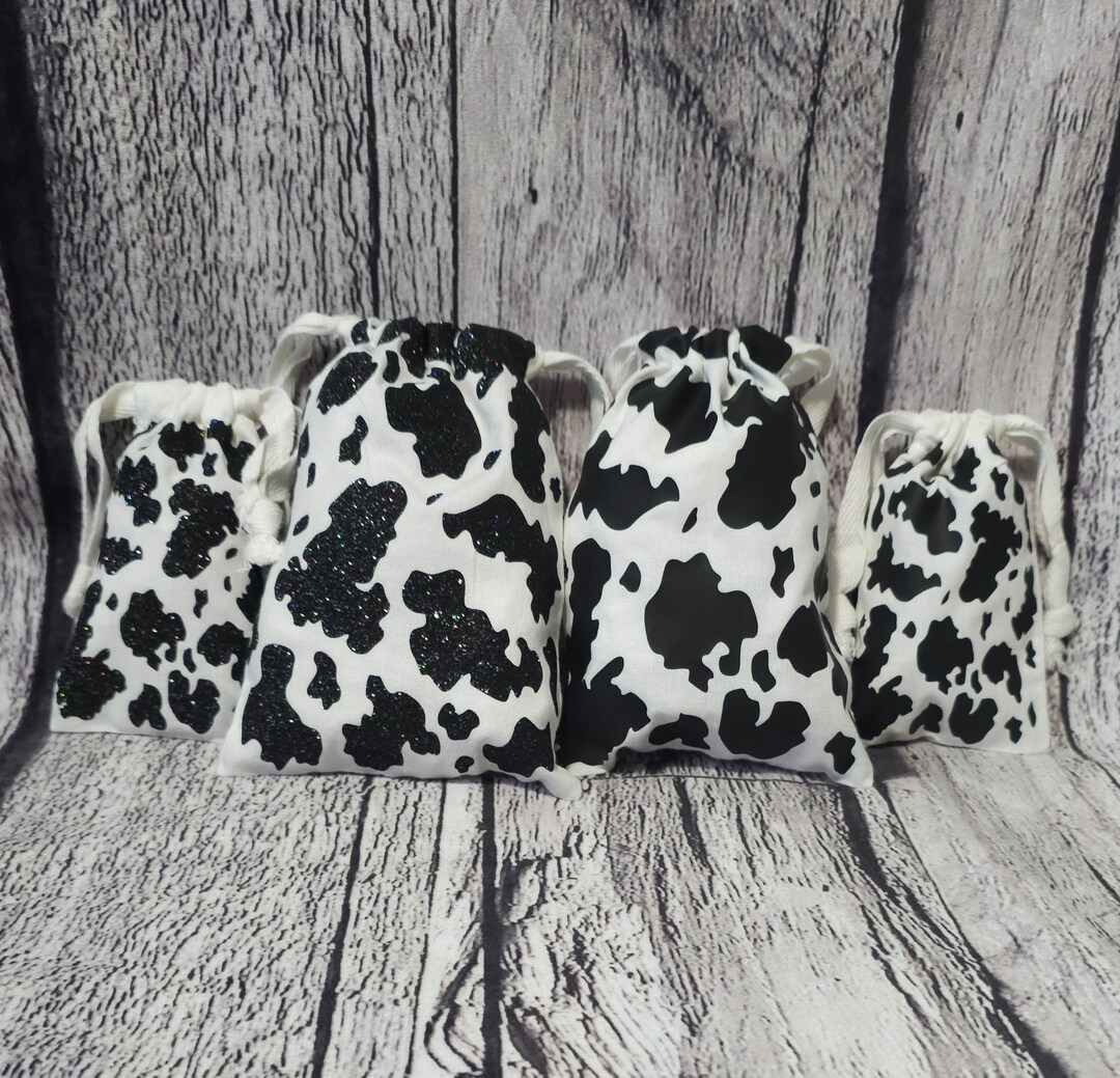 Cow Print Bags Cow Print Themed Favors Party Favors Goodie Bags - Etsy