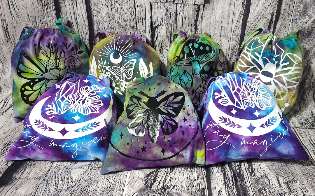 Crystal Pouch Jewelry Bag Spell Pouch Gifting Idea Crystal Keeper Gems ...