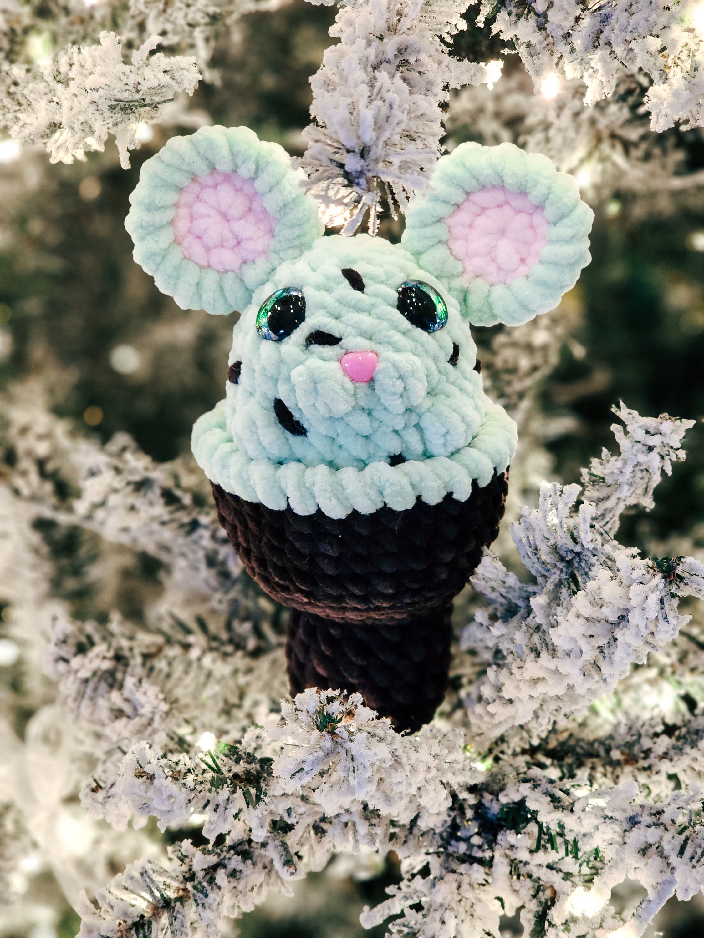 Mice Cream Cone Crochet Pattern - Etsy Australia