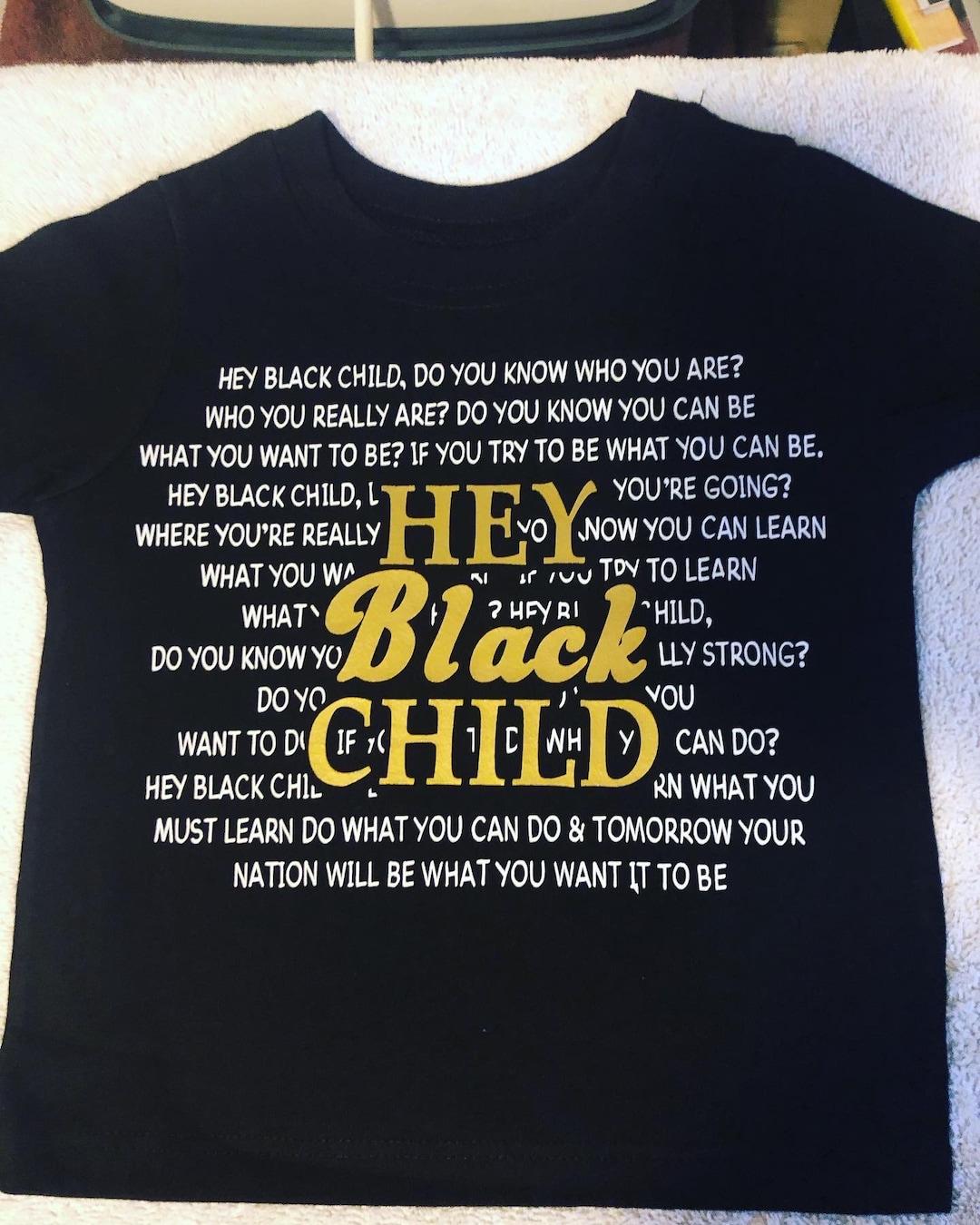 Hey Black Child Shirt | Hey Black Child Poem Shirt | Black History ...