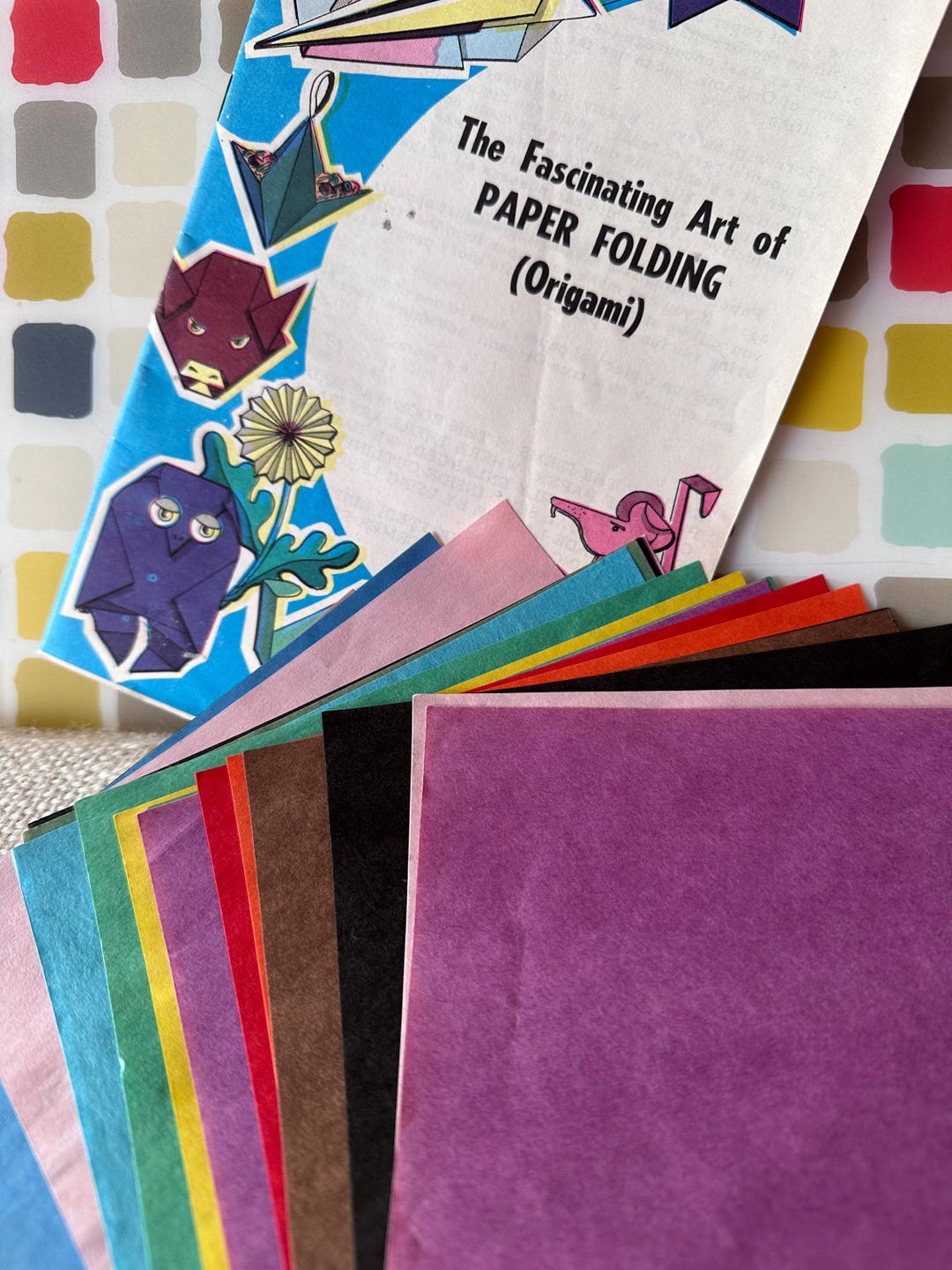 Vintage 1966 the Fascinating Art of Paper Folding, a KAP Craft Book ...