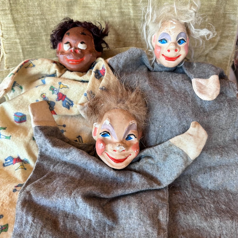 Antique French Puppets - Etsy