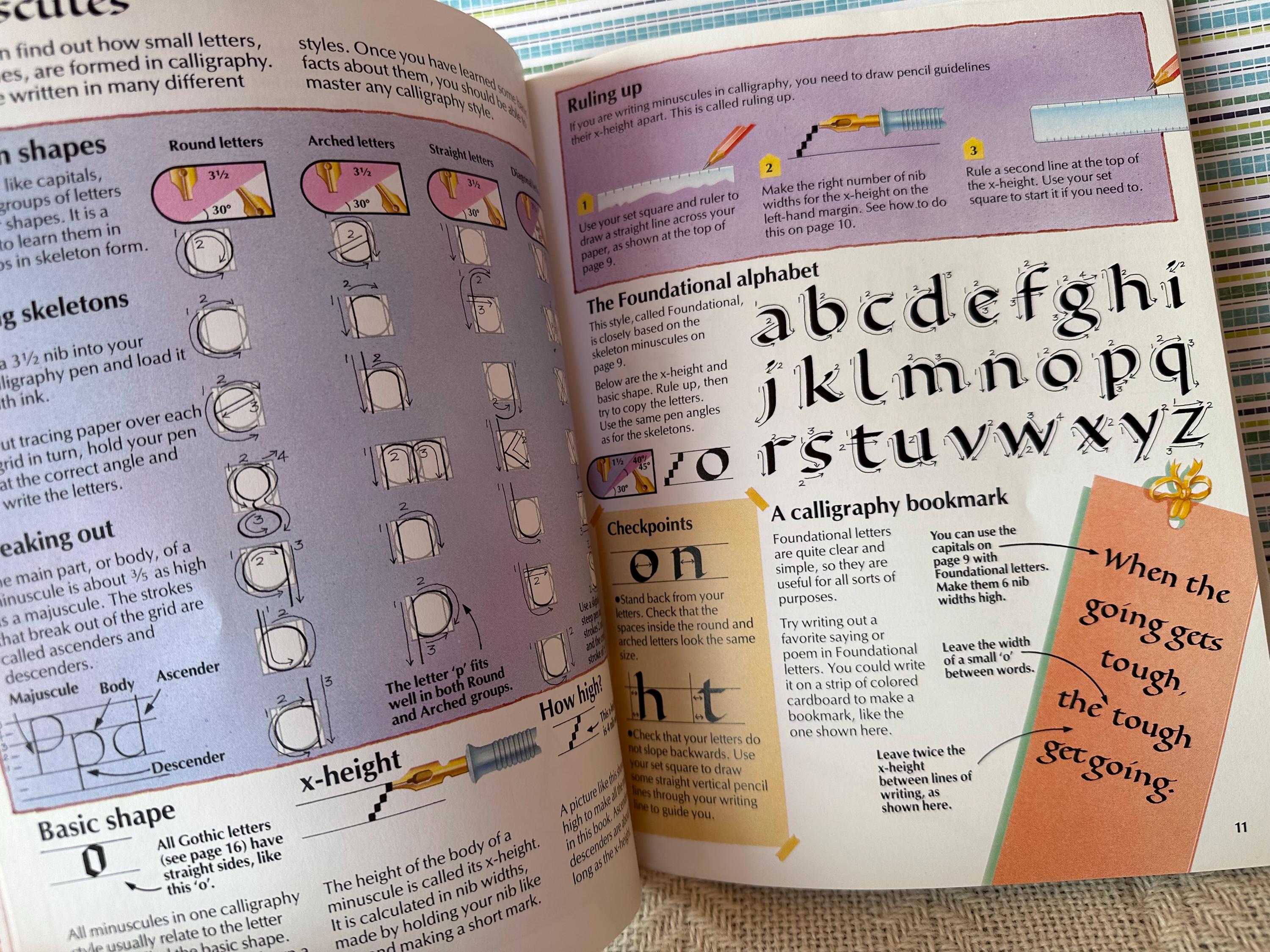 1990 an Usborne Guide to Calligraphy From Beginner to Expert - Etsy