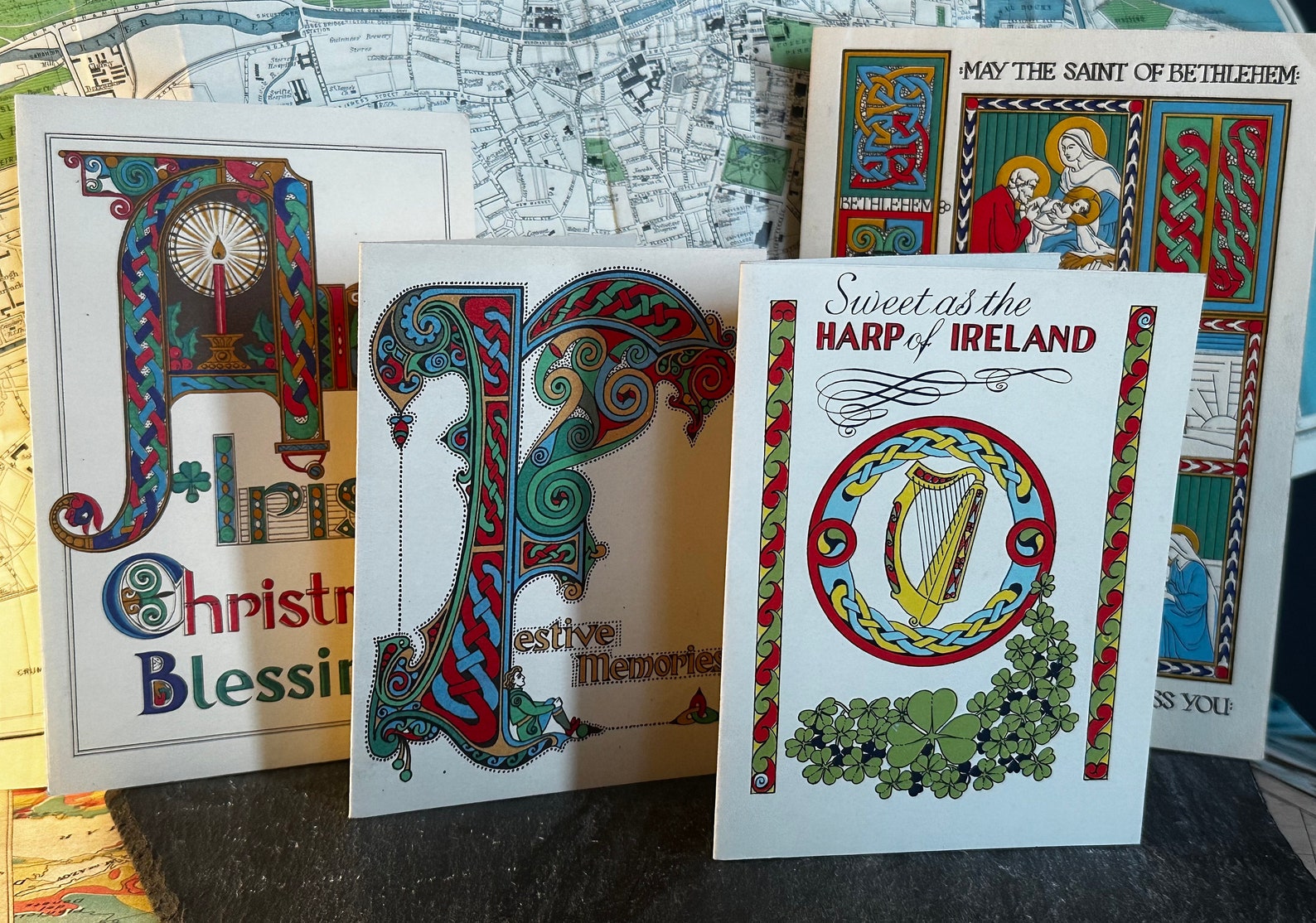 18 Vintage 1950s Irish Greeting Cards and Post Cards - Etsy