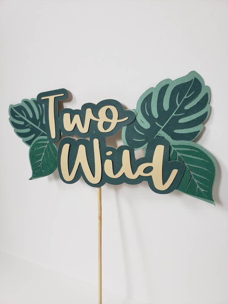 Zoo Safari Themed Birthday Cake Topper, Jungle Party Cake Topper, Party ...