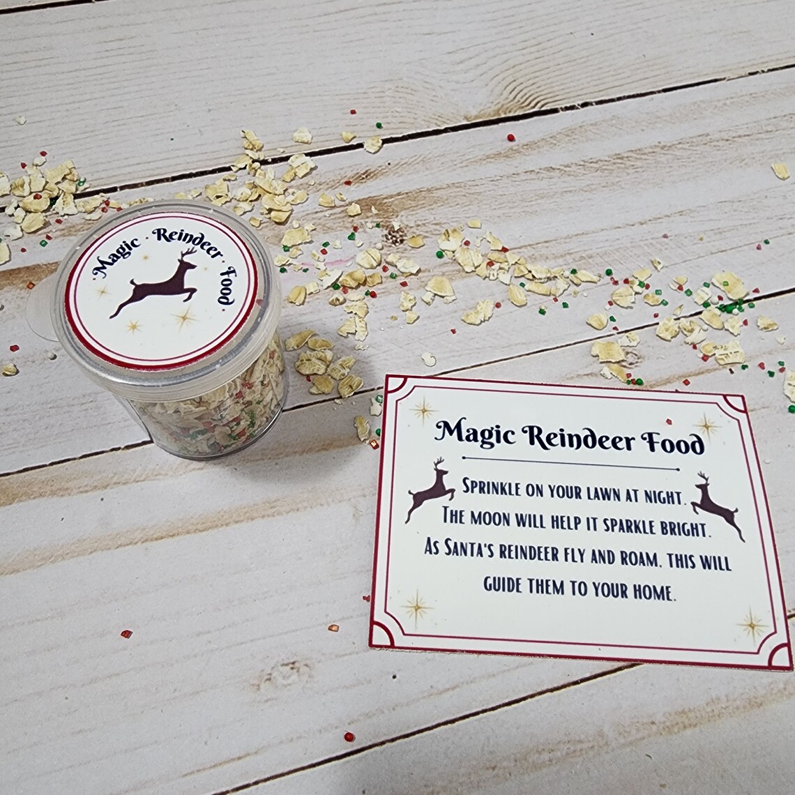 Magic Reindeer Food Tag Printable, Digital Download, Class Party Favor ...
