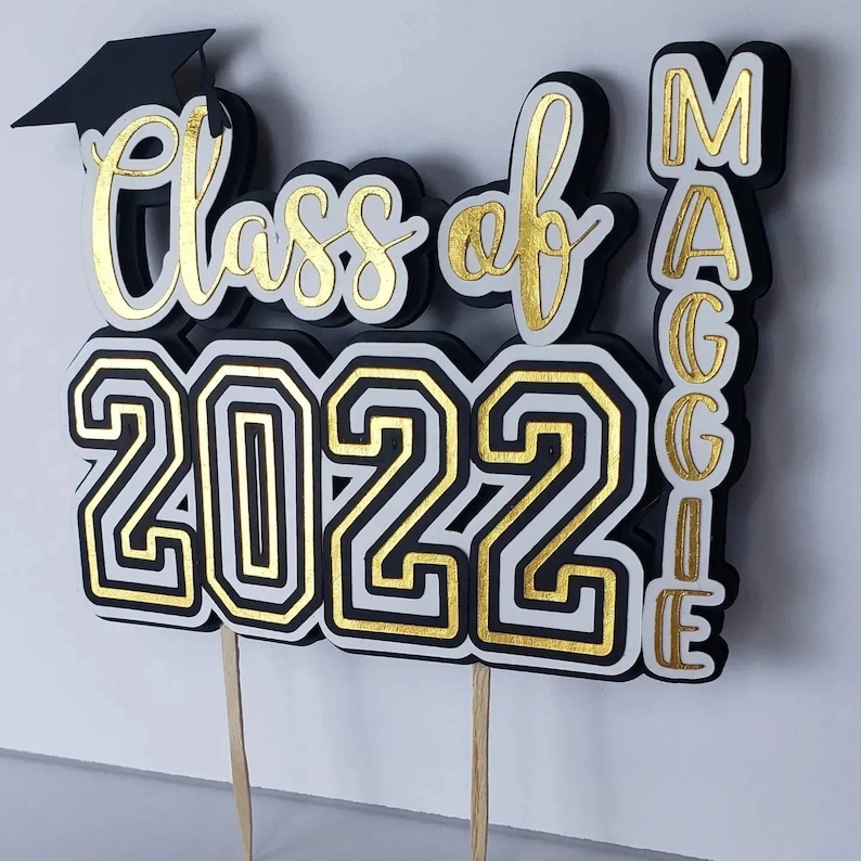 Graduation Cake Topper 2023 Personalized Graduation Decor - Etsy