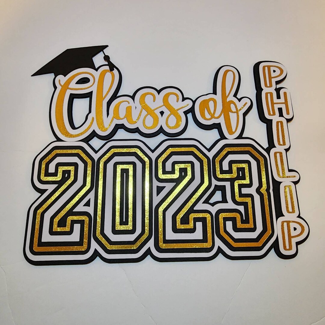 Graduation Cake Topper 2023 Personalized Graduation Decor - Etsy