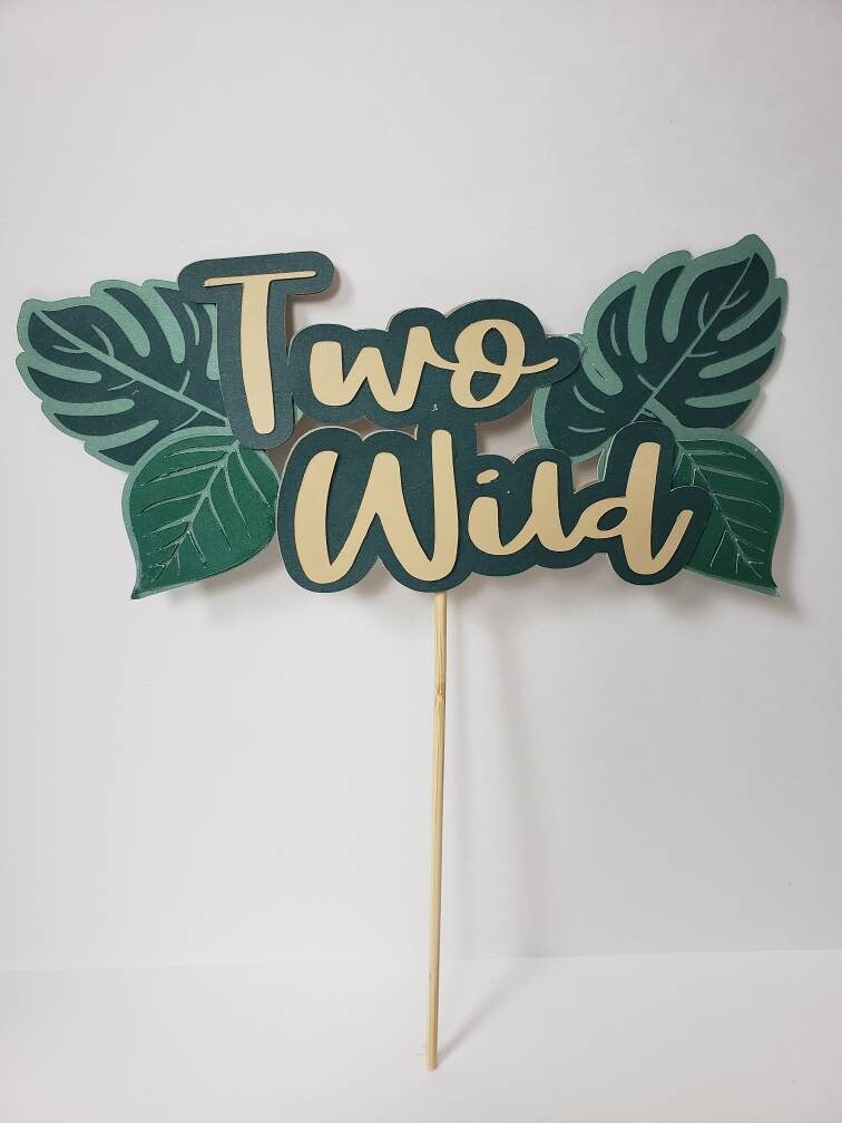 Zoo Safari Themed Birthday Cake Topper, Jungle Party Cake Topper, Party ...