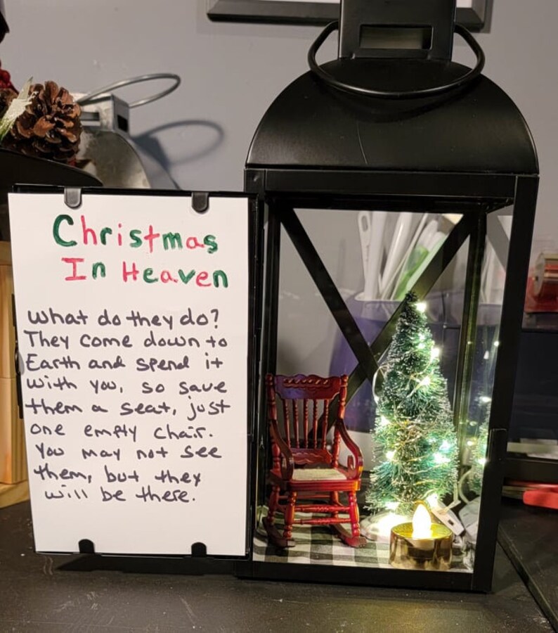 Christmas in Heaven Lantern - Etsy