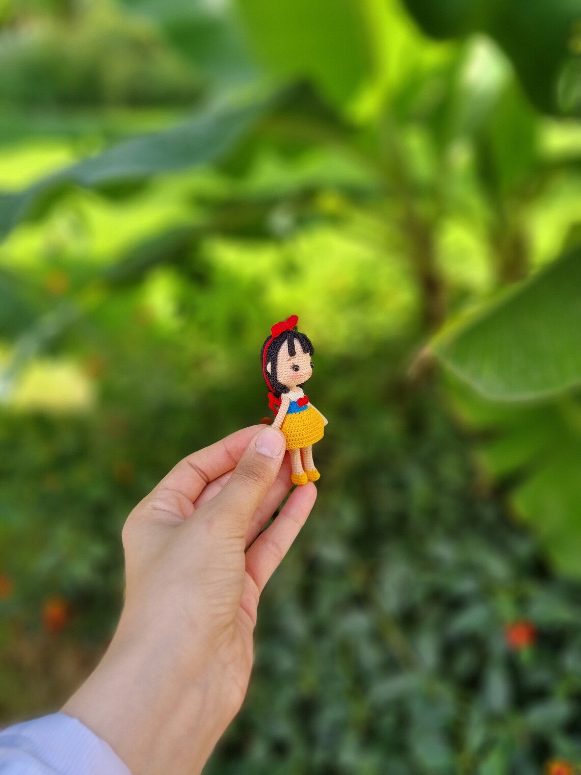 Amigurumi Miniature Snow White Doll Gift, Amigurumi Doll, Amigurumi ...